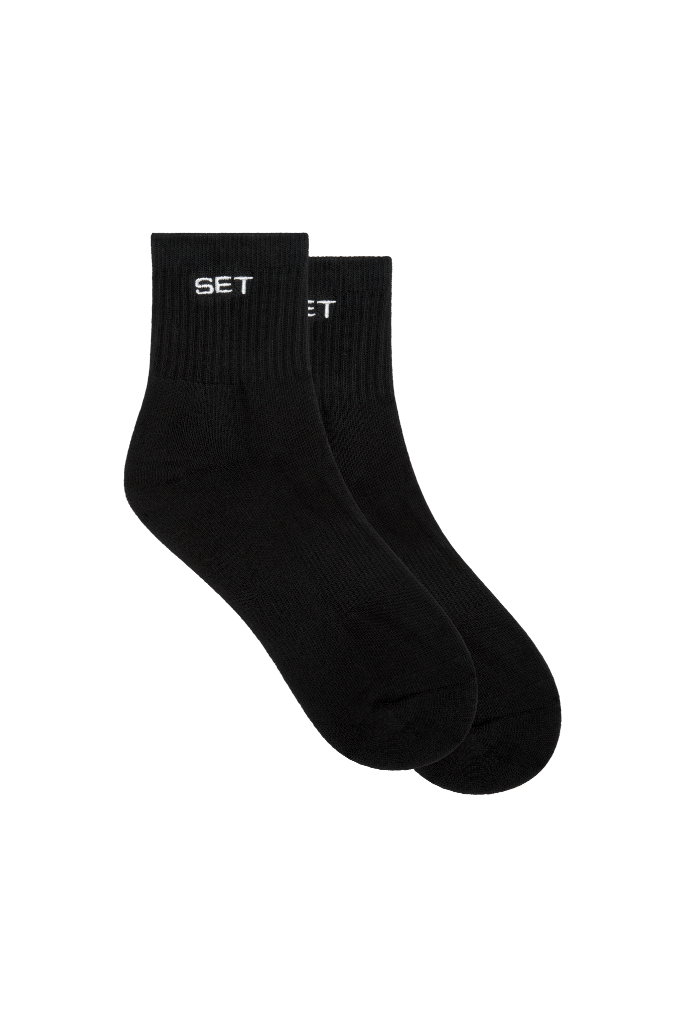 SET SHORTY SOCKS - ONYX/WHITE – SET ACTIVE