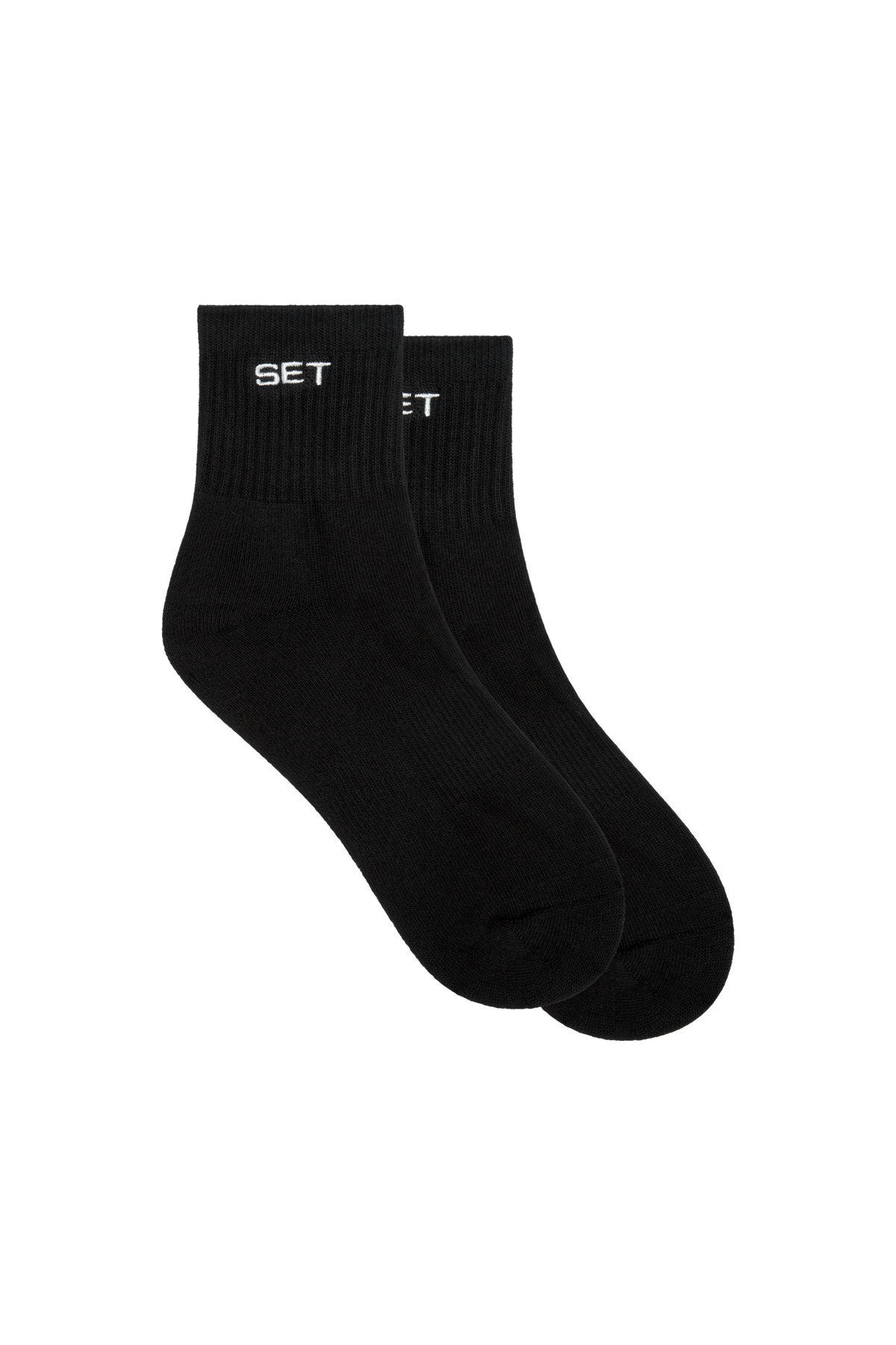 SET SHORTY SOCKS - ONYX/WHITE – SET ACTIVE